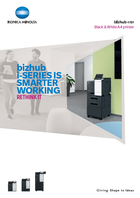 Монохромный принтер формата А4 bizhub 4701i | KONICA MINOLTA